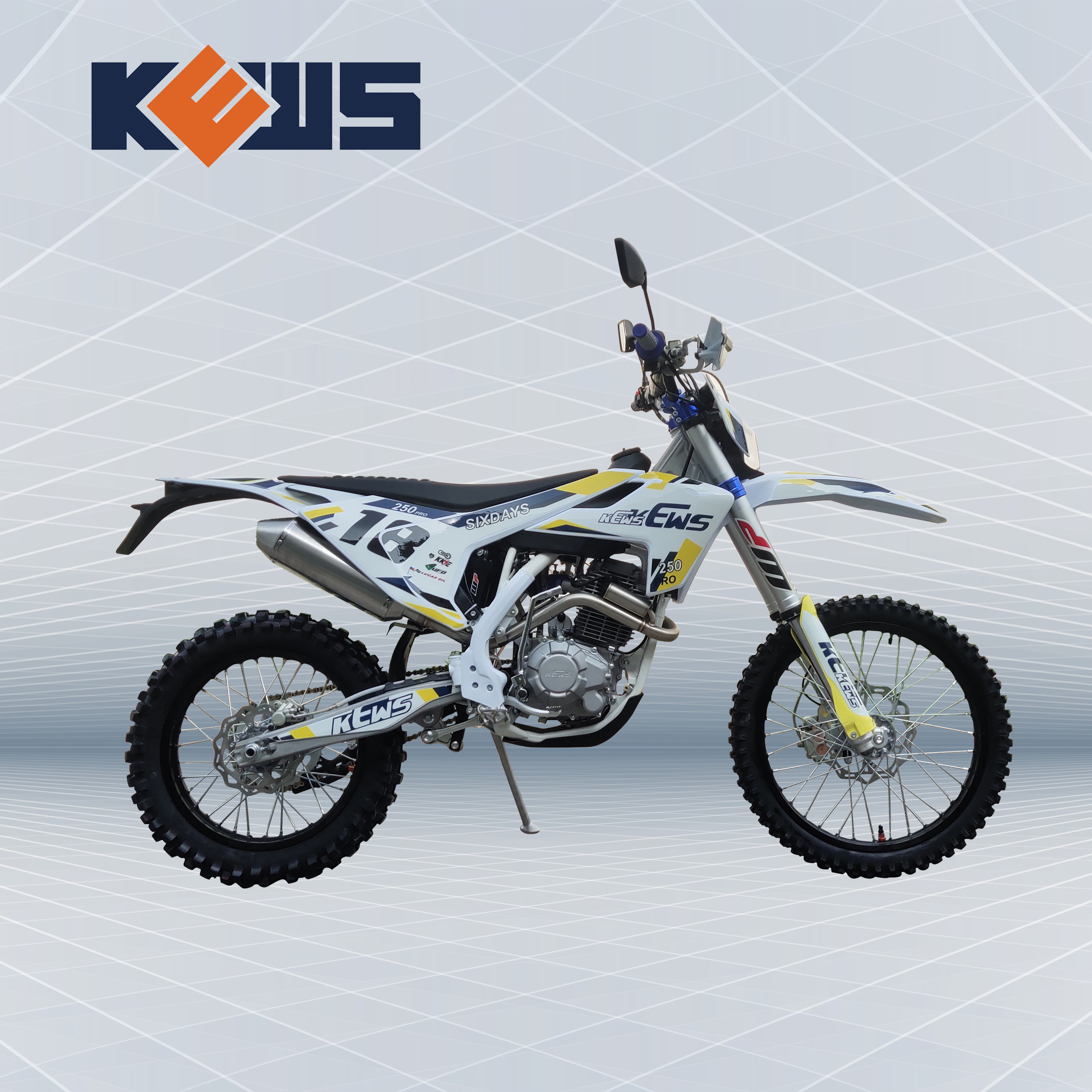 HUSQ Model K18 Euro 4 Motosikletler CB250-F Motor 250CC Euro Dirt Bike